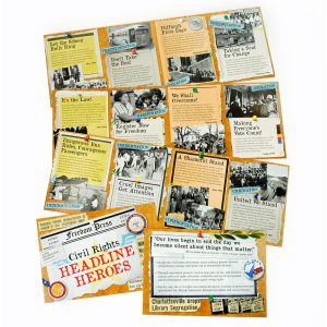 Civil Rights Headline Heroes Bulletin Board Set - Teaching Unplugged