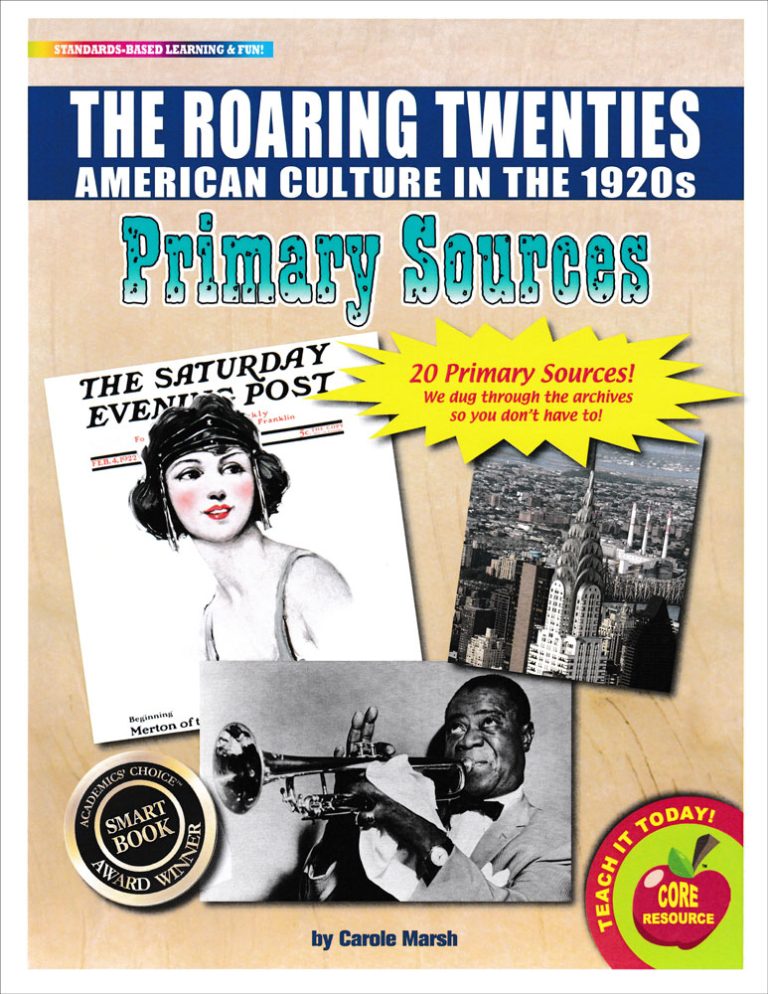 The Roaring Twenties (American Culture in the 1920s) Primary Sources ...
