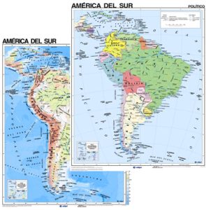 South America Map in Spanish - Teaching Unplugged